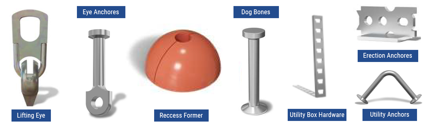 Precast Lifting Devices and Fasteners - Different Types and Applications Precast Lifting Devices and Fasteners - Different Types and Applications